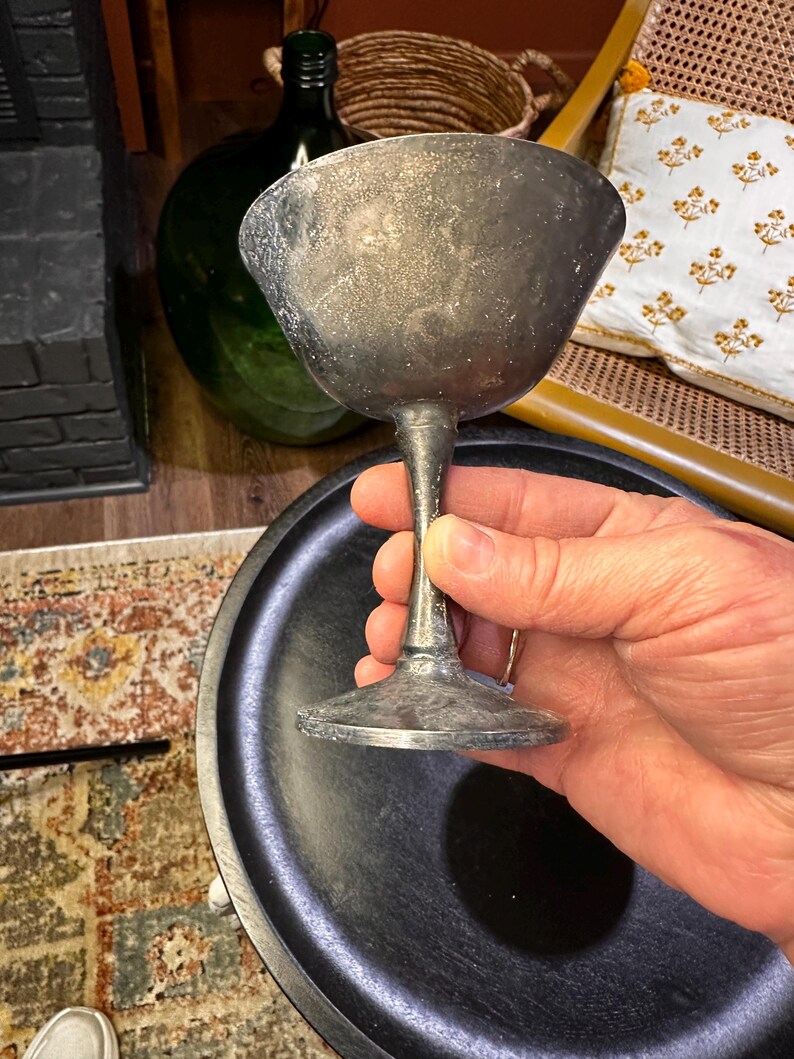 Vintage Salem Portugal Silver Plated Champagne Goblets - Etsy