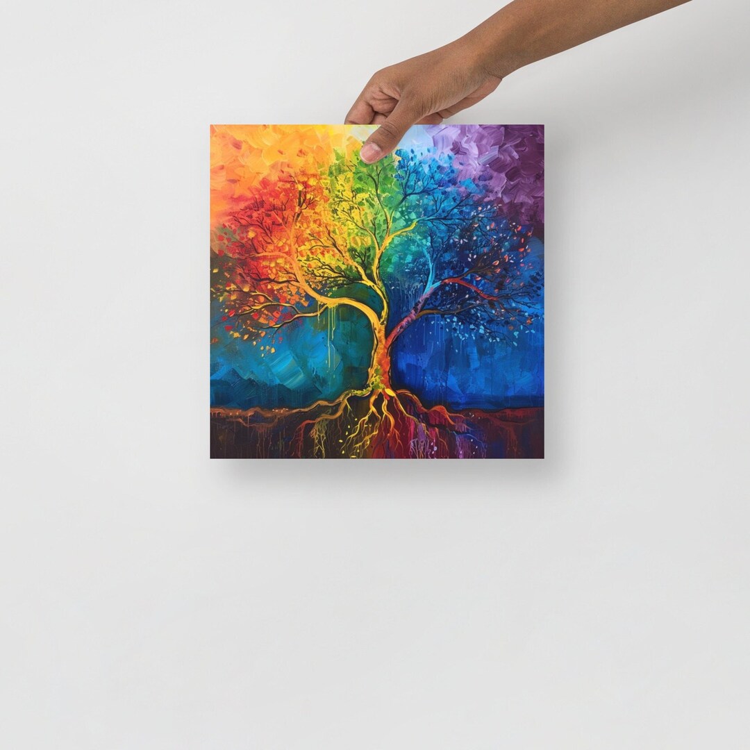 Tree of Life Poster, Poster Art, Tree of Life Art, Wall Art, Beautiful ...