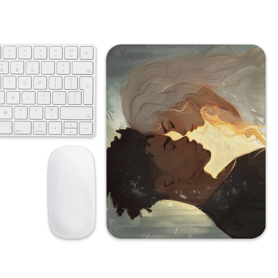 Beautiful Couple Art Mouse Pad, Interracial Art, Interracial Couple ...