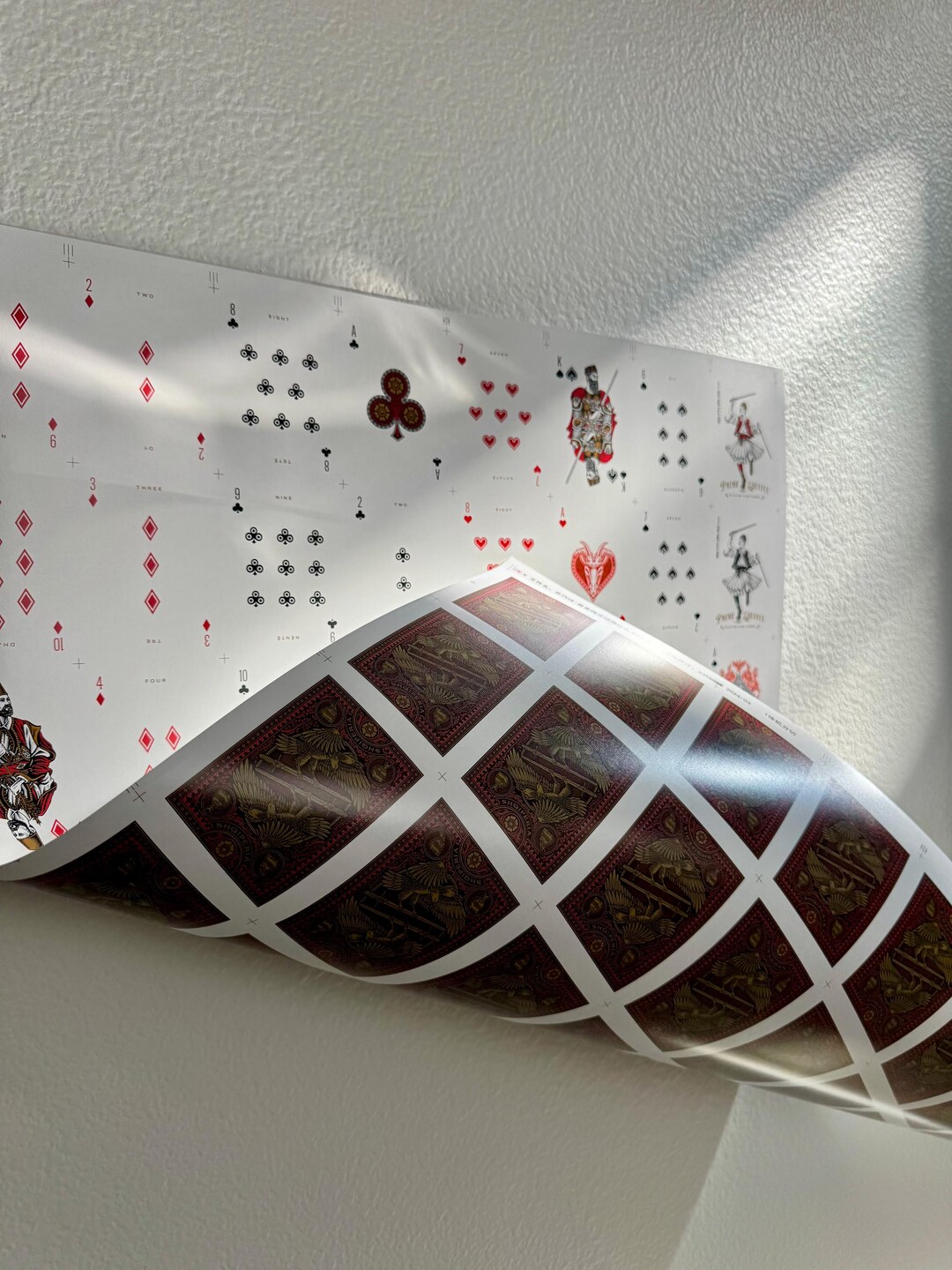 Uncut Sheet: Skanderbeg, Freedom Playing Cards, Custom Deck, Hand ...