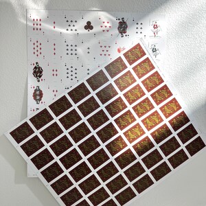 Uncut Sheet: Skanderbeg, Freedom Playing Cards, Custom Deck, Hand ...