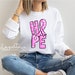 HOPE Breast Cancer Awareness Sublimation Doodles Letters October PNG ...
