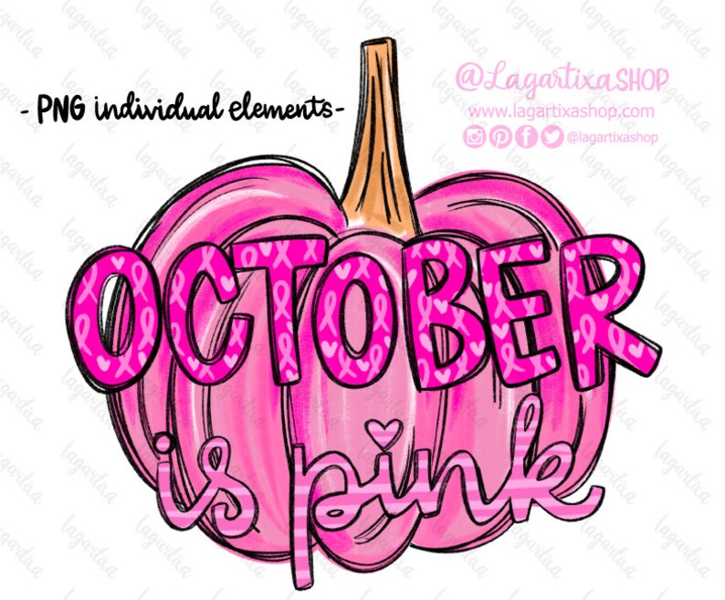 Breast Cancer Awareness Pink Month October is Pink - Etsy