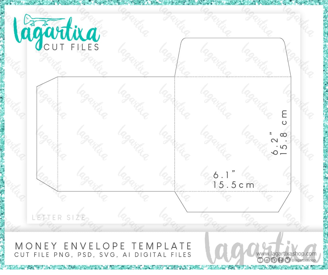 Money Gift Envelope / Money Holder Template PNG, PSD, Ai, SVG Download ...