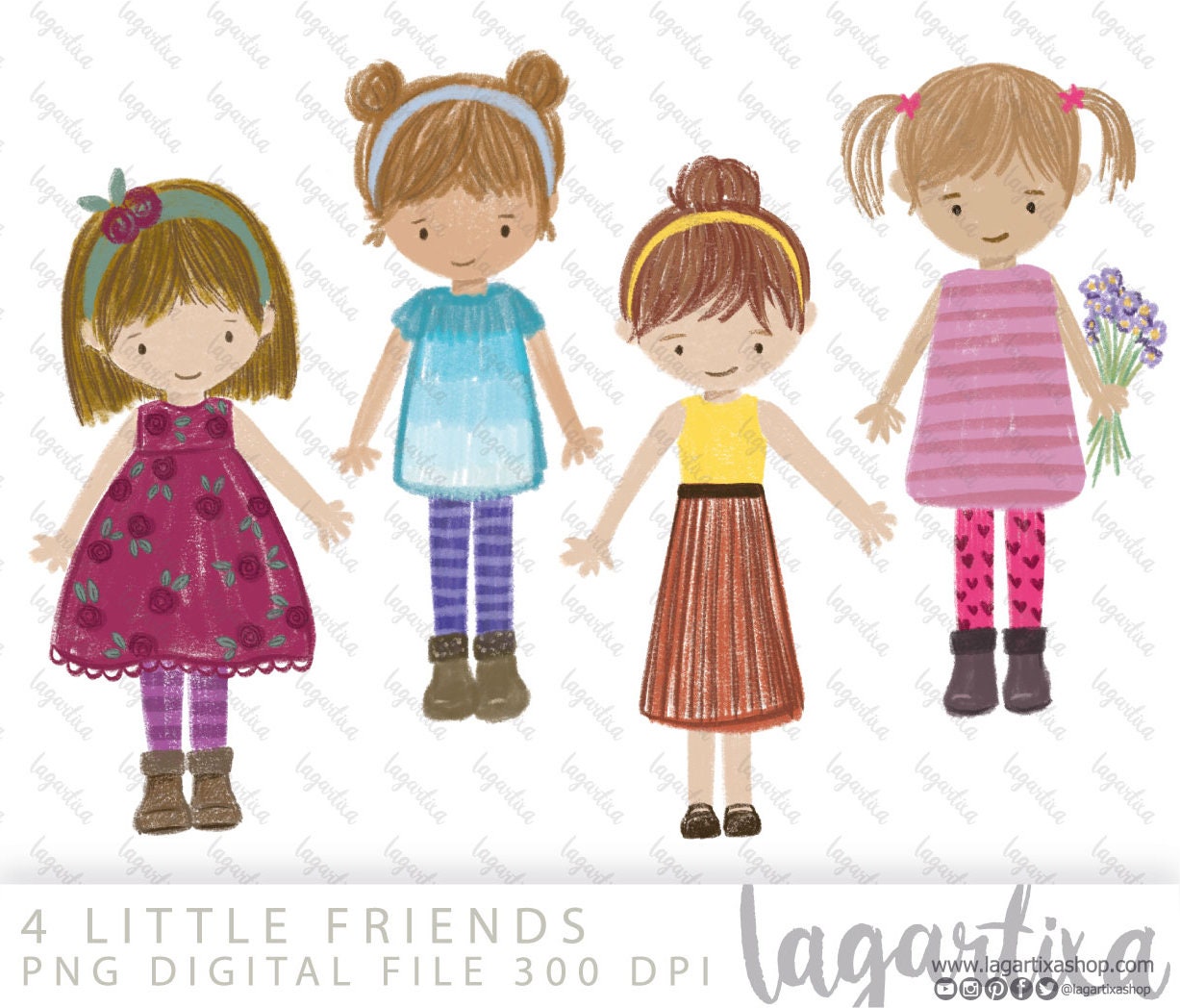 Girl Cousin Clipart