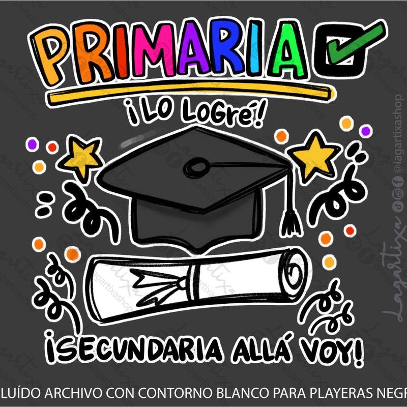 Primaria lo logre - Etsy México