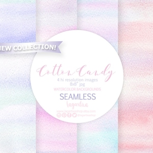 Digital Paper, SEAMLESS Watercolor, Backgrounds, Pink, Purple, Lavender ...