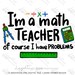 Math Teacher Design Hand-drawn for Sublimation/dtf Calculators, Rulers ...