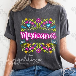 Mexicana Flores De Mexico Sublimation Digital Image Handwritten Mexican ...