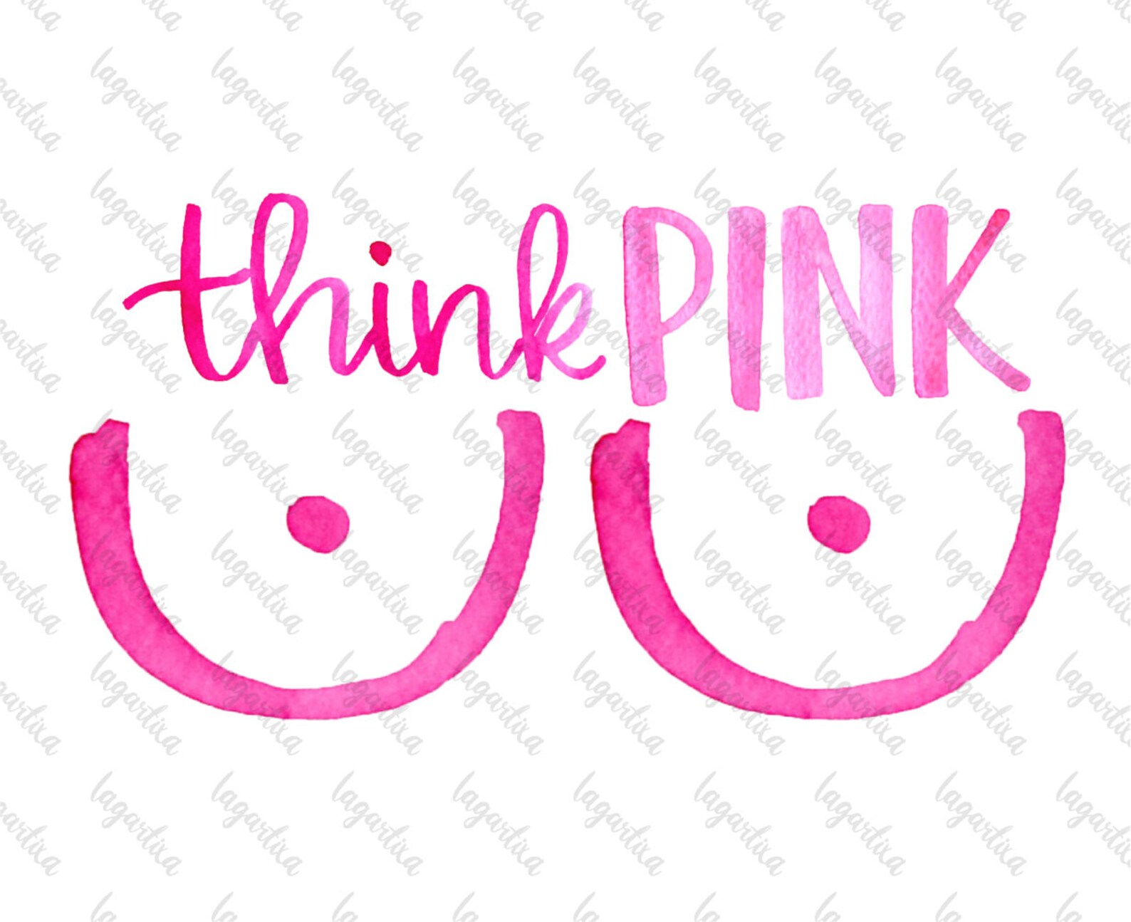 Breast Cancer Awareness Sublimation Think Pink October - Etsy