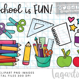 School Classroom Teacher Sublimation Apple Pencil Colors Glue Rules ...