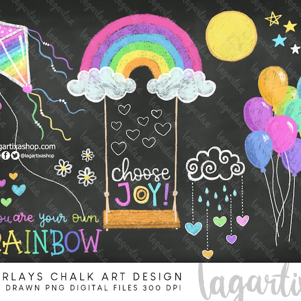 Chalk Stickers - Etsy