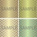 GOLD Digital Paper Background Polka Dots Chevron Beige Pale Brown Pink ...