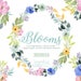 Floral Super Bundle Clipart Watercolor Flowers PNG Wedding, Bouquet ...