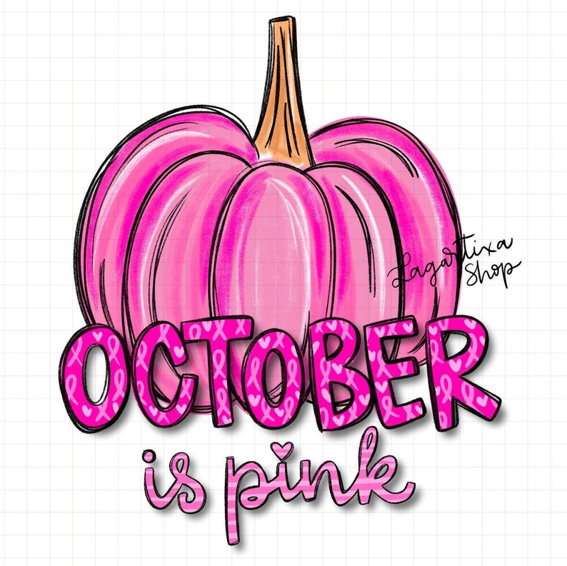 Breast Cancer Awareness Pink Month October is Pink - Etsy