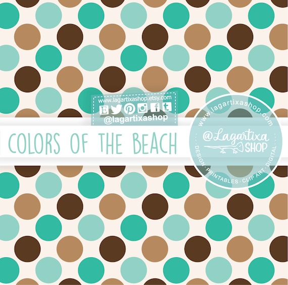 Turquoise And Brown Patterns