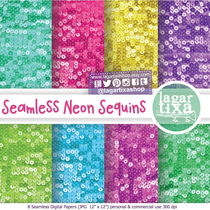 Metallic Sequins - Etsy