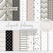 Valentine's Day Digital Paper Love Backgrounds Hearts Pale Pink Grey ...