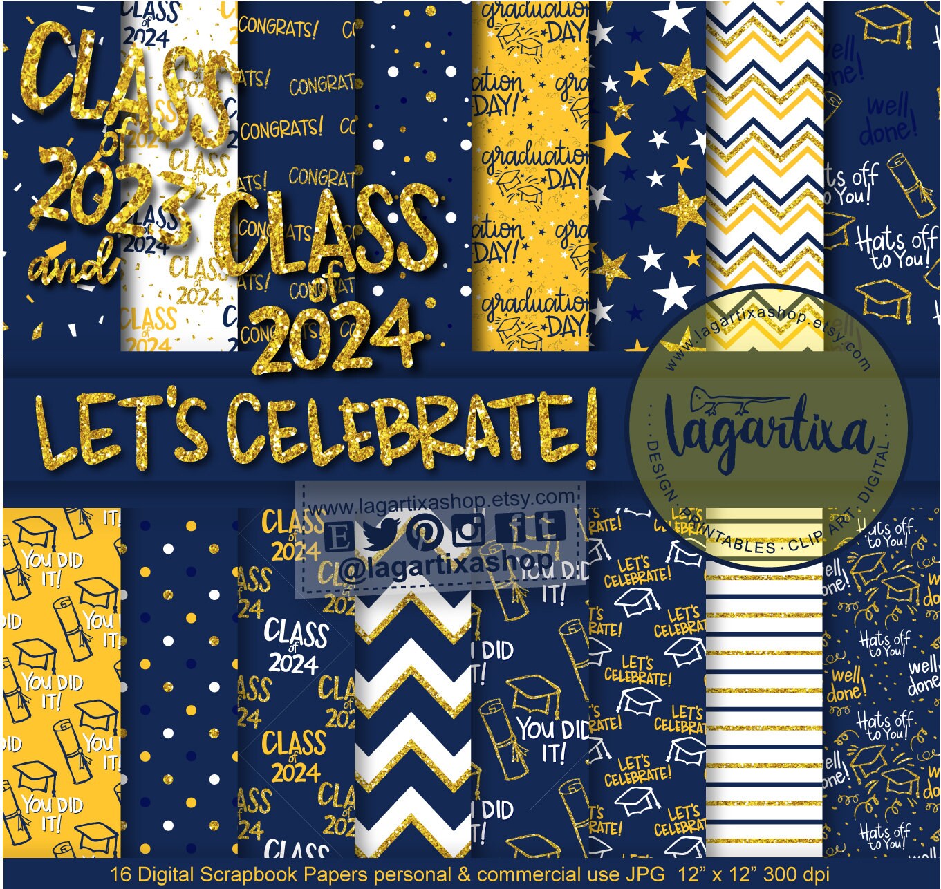 Graduating Class Of 2022 Backgrounds Blue