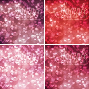 Valentine Bokeh Texture, Metallic, Red, Hot Pink, Pink, St. Valentine's ...