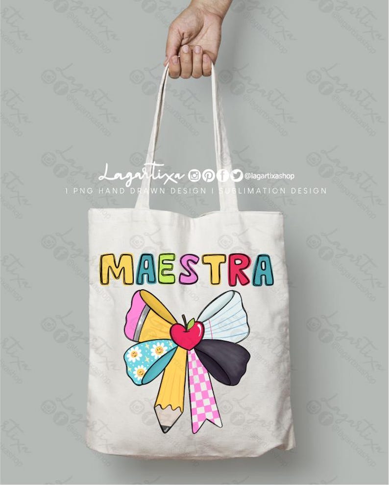Spanish Teacher Maestra Coquette Bow Teacher Appreciation | School ...