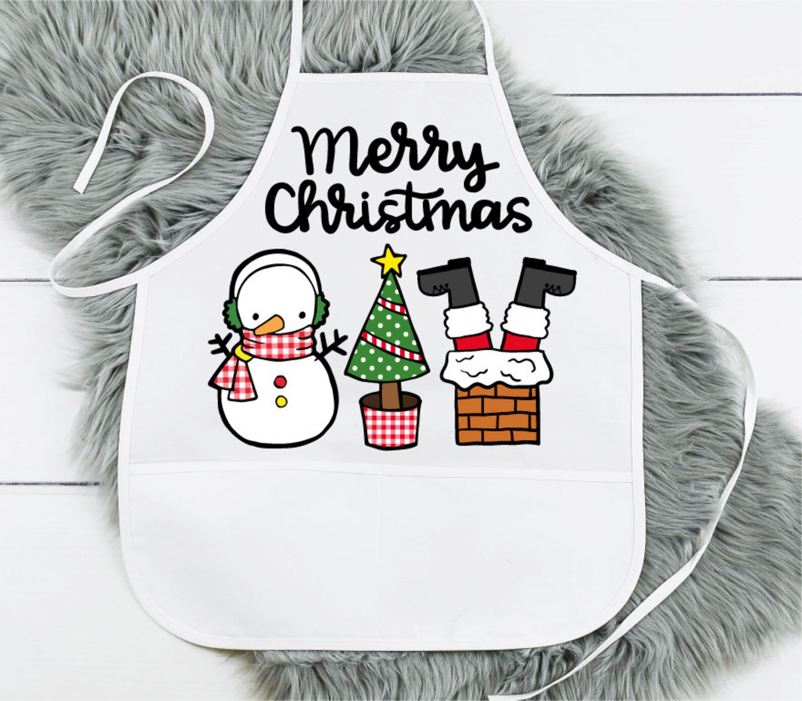 Christmas Doodles Clipart Super Pack, PNG, Santa Claus, Christmas Tree ...