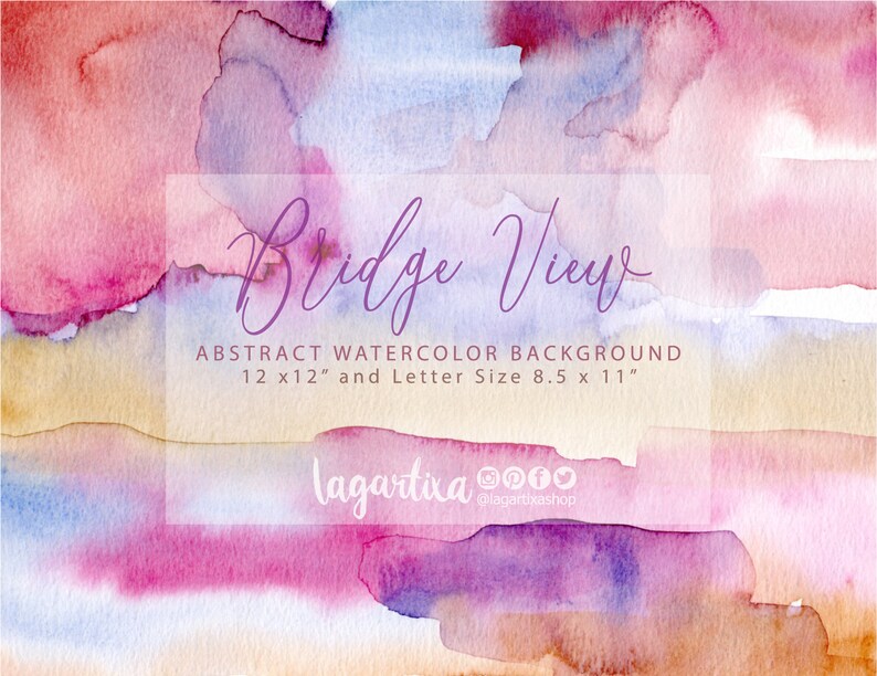 Abstract and Artistic Digital Paper Watercolor Pattern Modern - Etsy