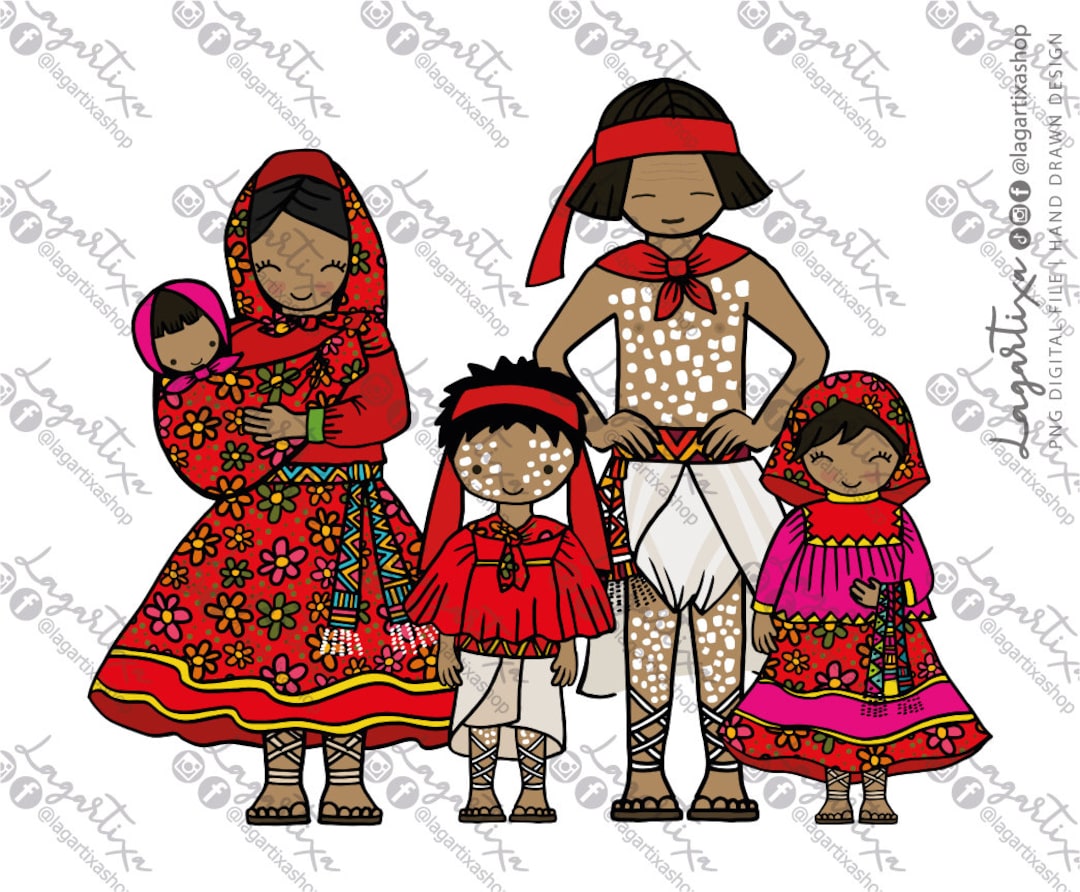 Tarahumara Raramuri Creel Family Chihuahua México Tribe Tribal Ware ...