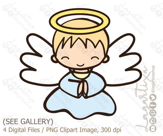 Baby Boy Angels Praying