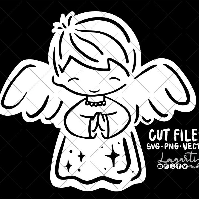 Vector angelito - Etsy México