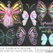 Alas de Mariposas Tiza Overlays de Gises para Fotografías - Etsy México