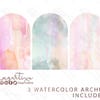 Days of the Week Lettering Watercolor Hand Painted English Png Clipart ...