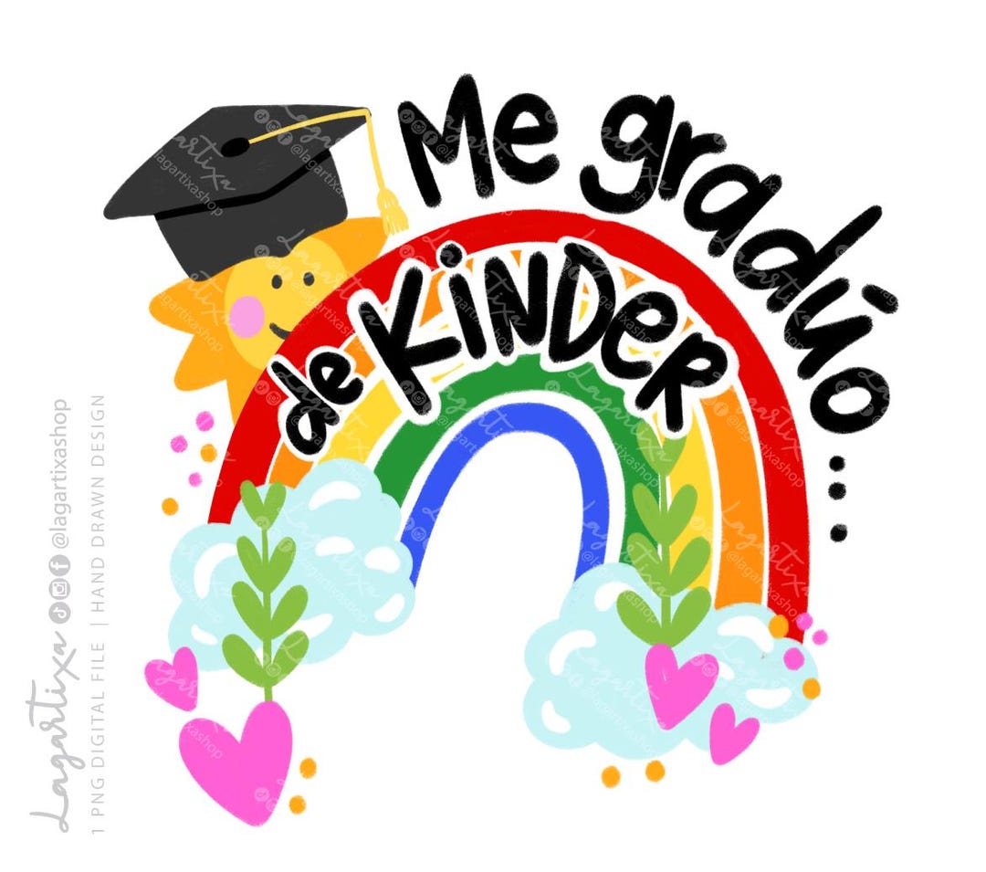 Graduation Kinder Done, Spanish, School, Primaria Español Clipart PNG ...