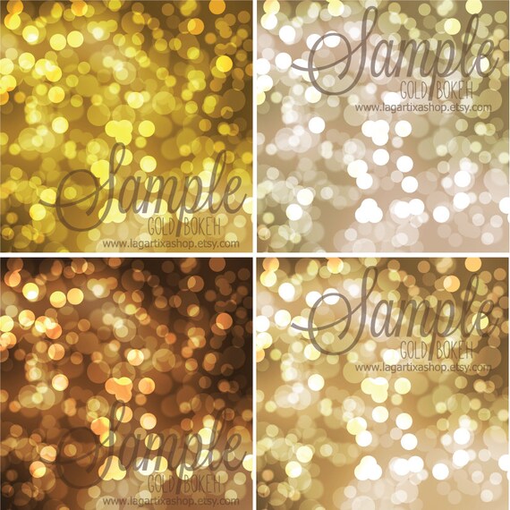 Gold Bokeh Texture