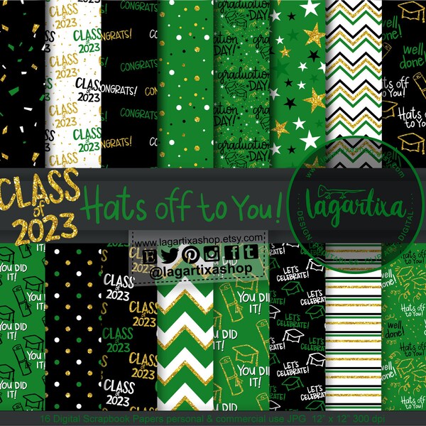 Green and Gold Graduation Centerpiece - Etsy
