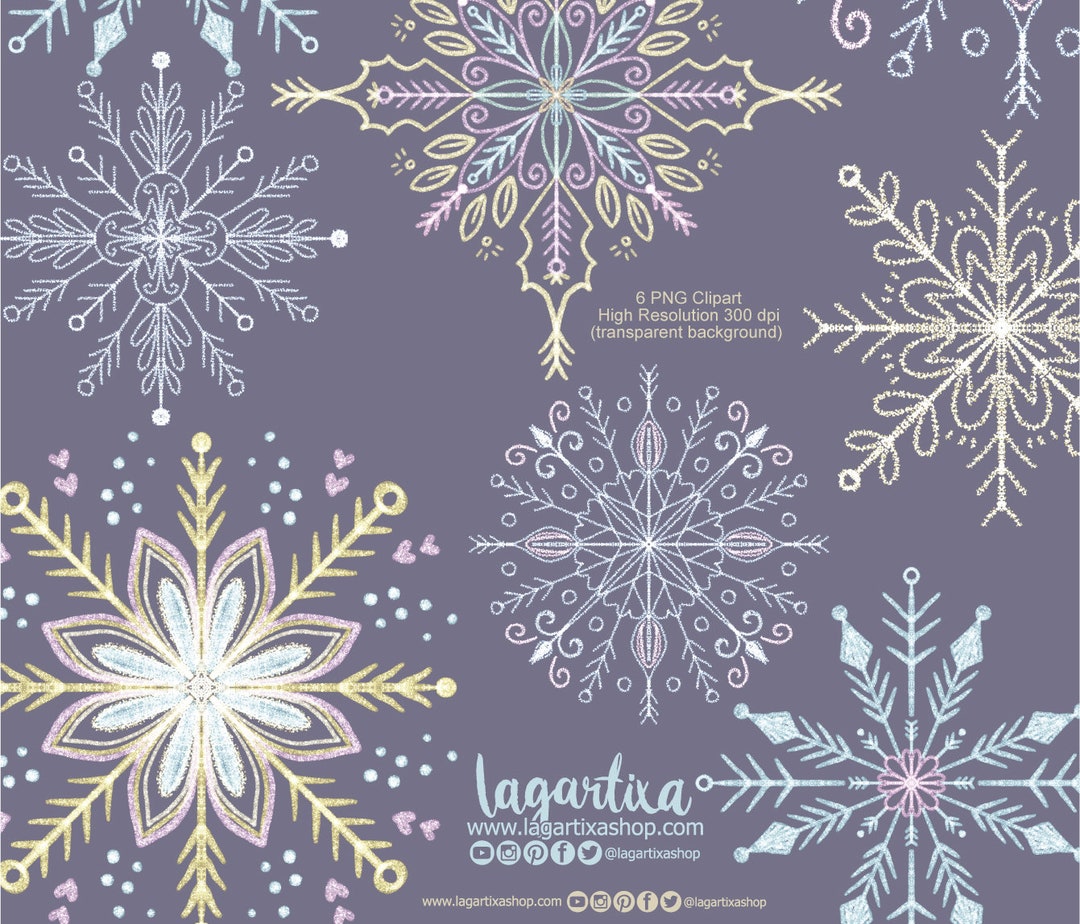 Snowflakes Sparkles Winter Christmas Glitter Clipart PNG, Graphic ...