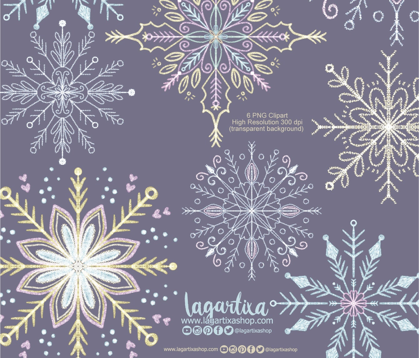 Snowflakes Sparkles Winter Christmas Glitter Clipart PNG, Graphic ...