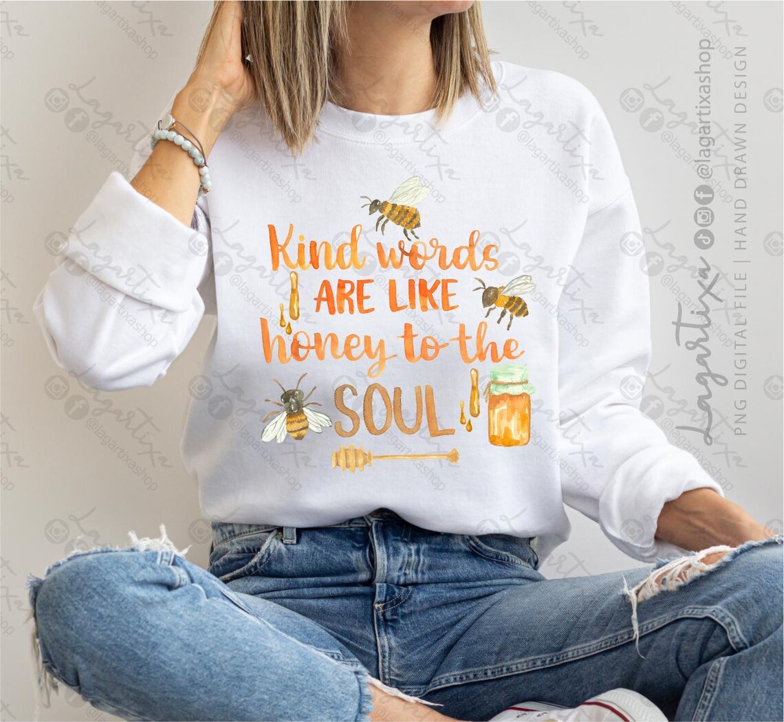 Kind Words Are Like Honey to the Soul | Proverbs 16:24 | Watercolor ...