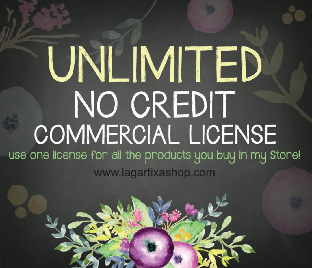 EXTENDED LICENSE Paper Pack or Clip Art Set Unlimited Items Purchased ...
