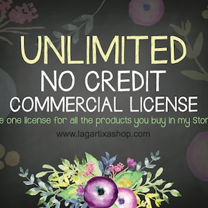 EXTENDED LICENSE Paper Pack or Clip Art Set Unlimited Items Purchased ...