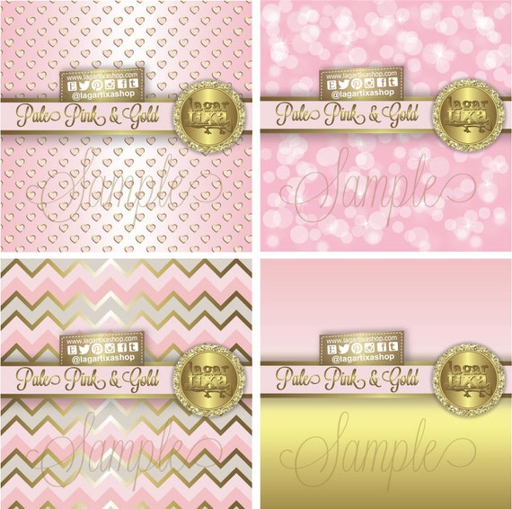 Pink Ombre Chevron Background