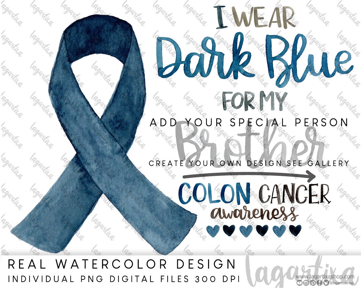 Lazo Azul Contra El Cancer Promesecalrd рџћђвўoctubre Es Rosa рџћђ