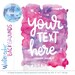 Watercolor Texture Backgrounds Digital Paper Real Pattern Rainbow Pink ...