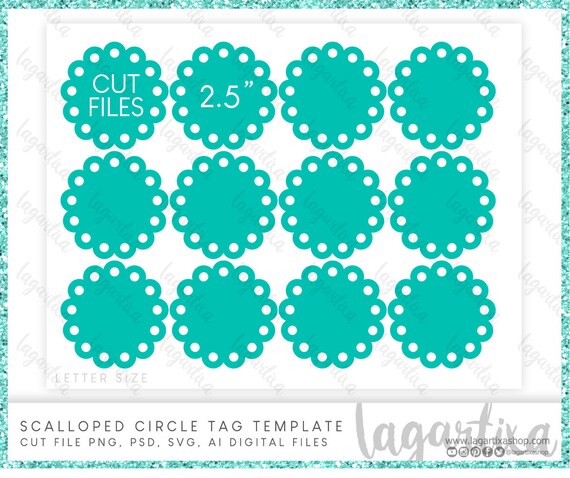 Scallop Circle Template