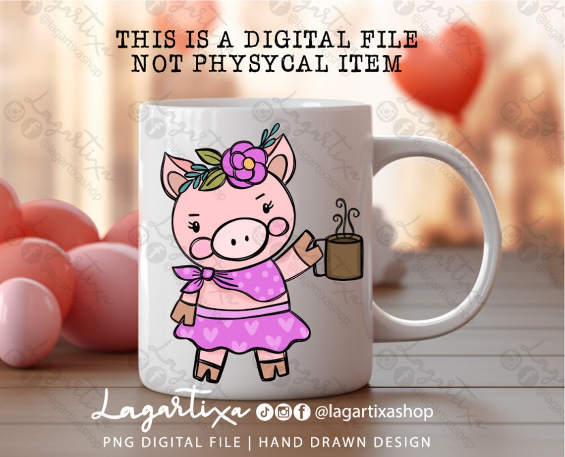 Solo Café Suelta Ese Pan | Pan Dulce Café | Girl Pig | Diet Funny ...