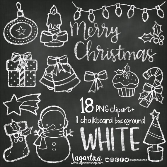 Christmas Party Chalkboard Art