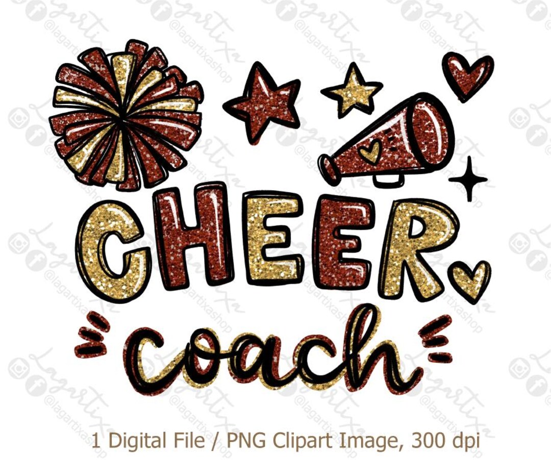 Cheer COACH Sublimation Design / Digital File / Instant Download ...