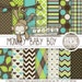 Monkey Digital Paper and Clipart for Create Party Printables Birthday ...