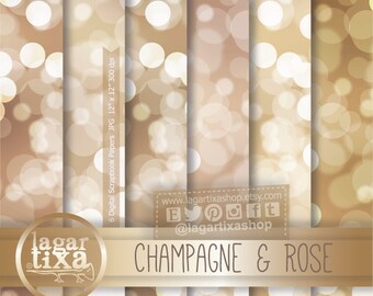 Gold Black New Year's Eve Digital Paper Blog Background | Etsy