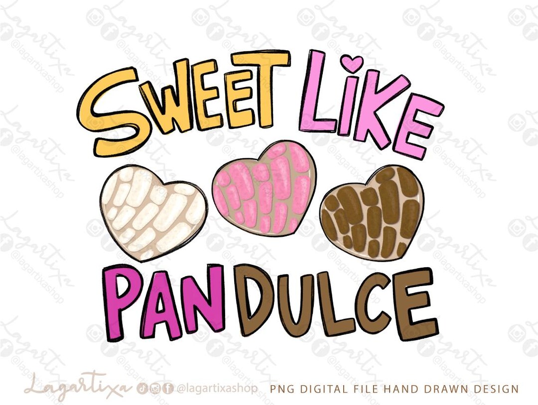 Sweet Like Pan Dulce | Heart Conchitas Pan Dulce, Mexican Bread ...